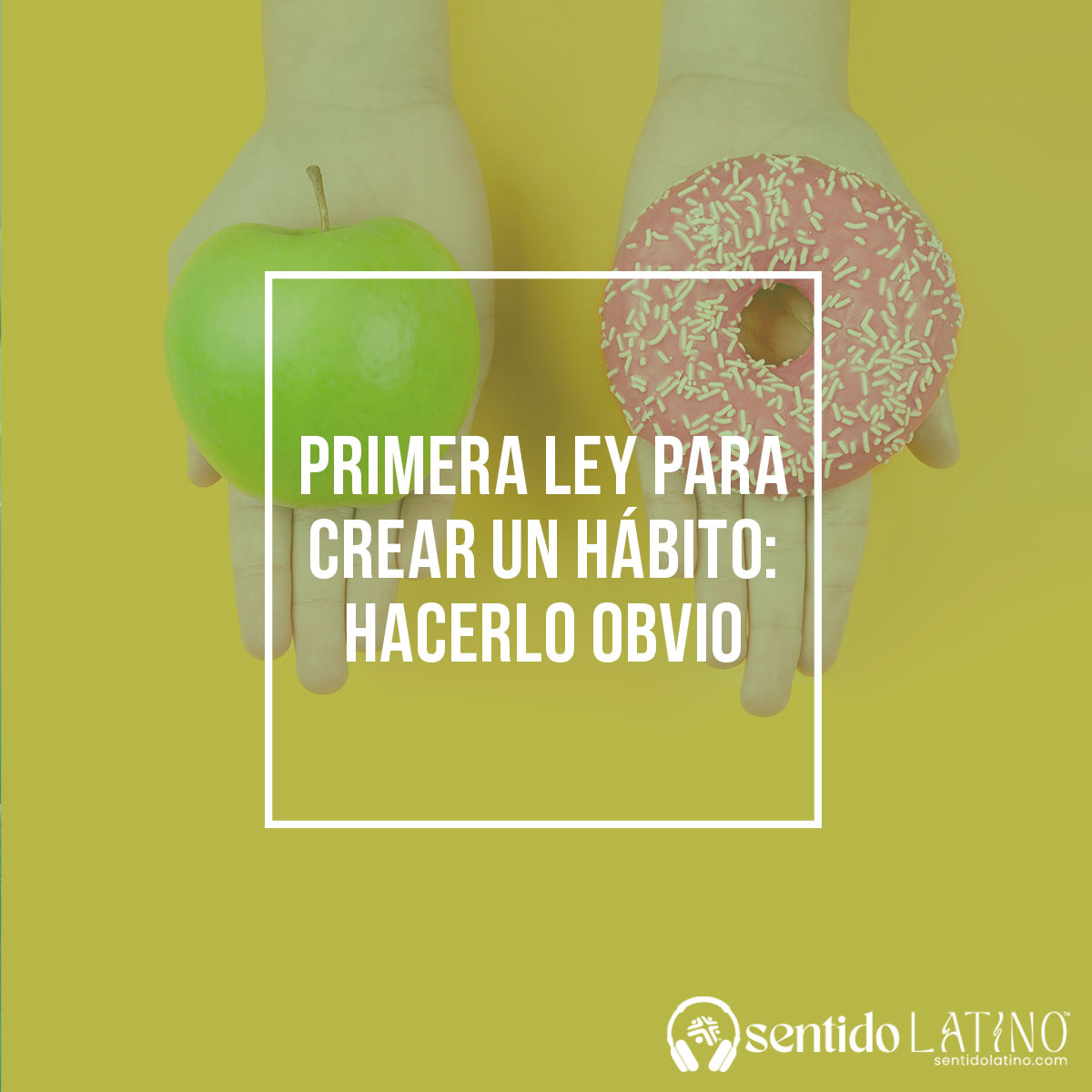 Primera ley para crear un hábito: hacerlo obvio - Sentido Latino